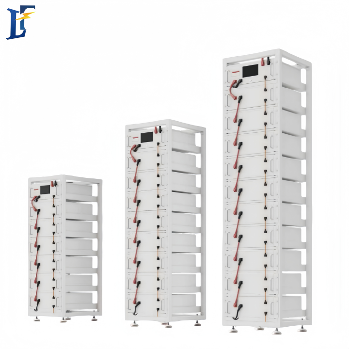 factory supply 204.8kWh 192V (204.8V) LiFePO4 HV Modular Battery Rack ...